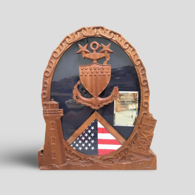 U.S. Coast Guard Shadow Boxes & More – Sailor Made Custom Woodworks
