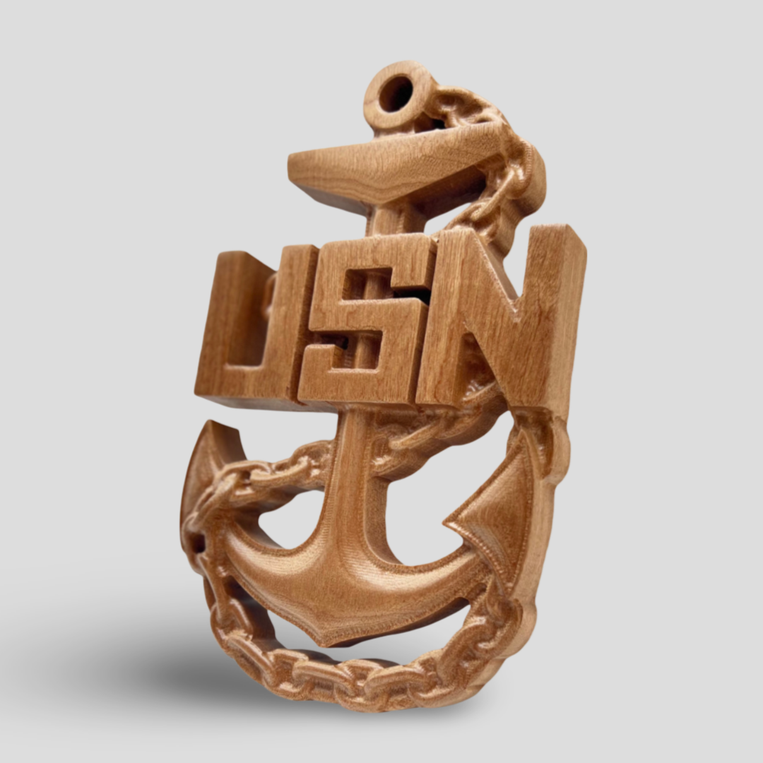 12 inch High Definition Chief Anchors – Sailor Made Custom Woodworks