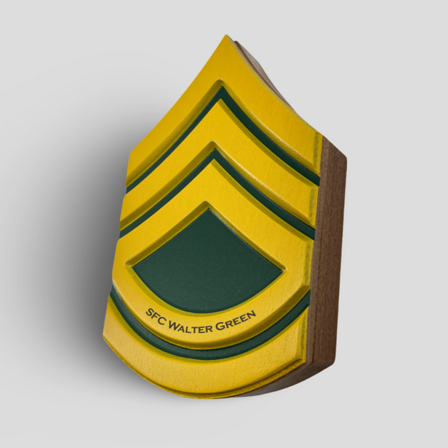 Army Rank Keepsake box – Sailor Made Custom Woodworks