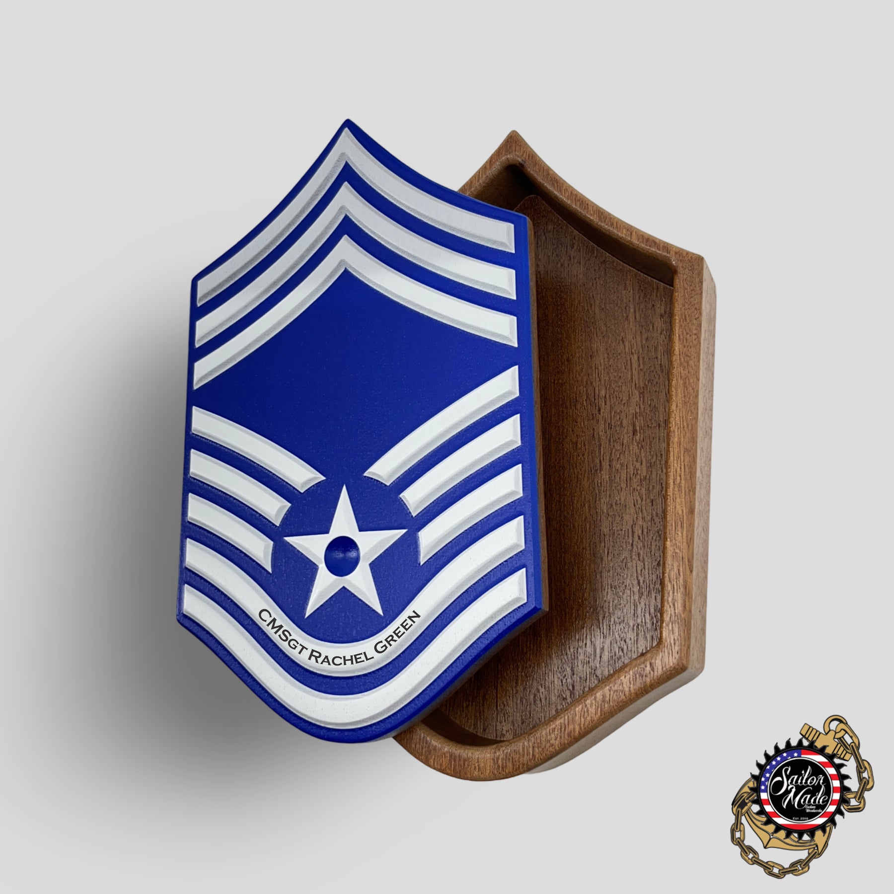Sailor Made Custom Woodworks - Shadow boxes for military retirement