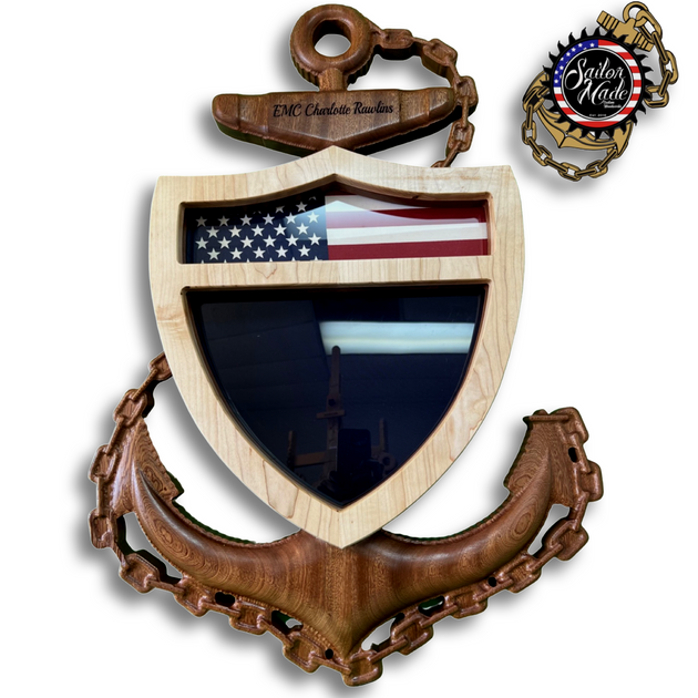 U.S. Coast Guard Shadow Boxes – Sailor Made Custom Woodworks