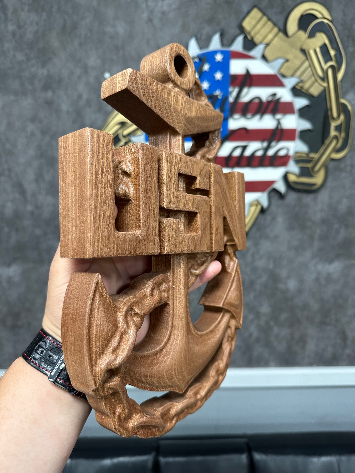 Sailor Made Custom Woodworks - Shadow boxes for military retirement
