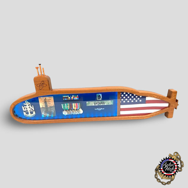 Submarine Shadow Box – Sailor Made Custom Woodworks