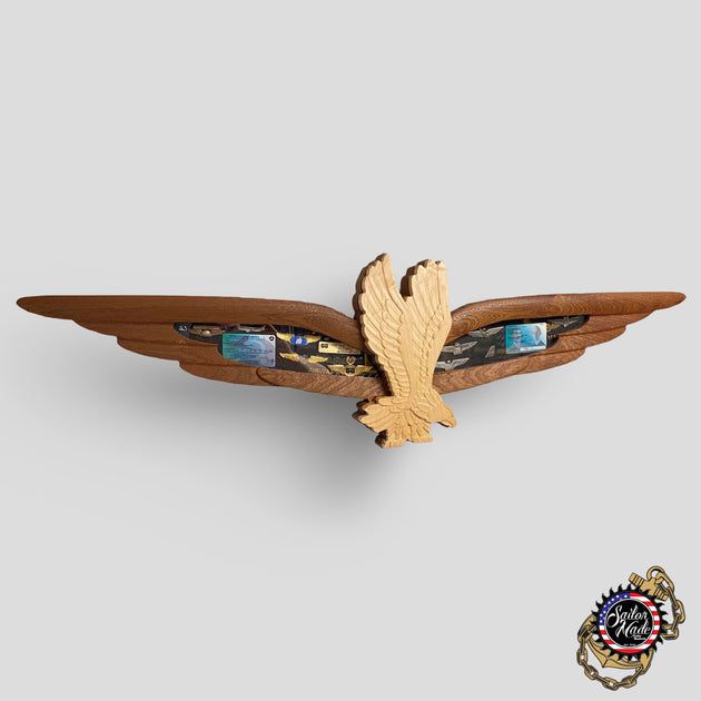 Airline Pilot Wings Shadow Box – Sailor Made Custom Woodworks