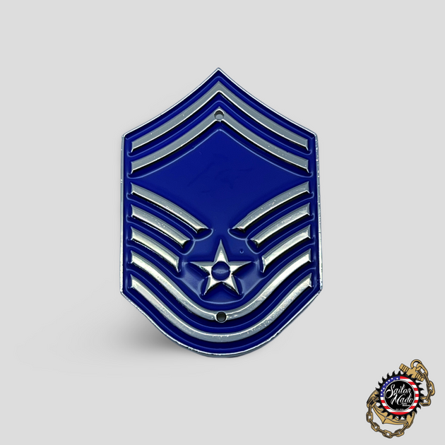 Metal Air Force Master Sergeant Stripe – Sailor Made Custom Woodworks