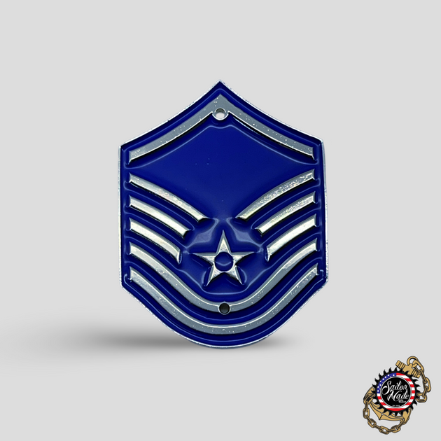 Metal Air Force Master Sergeant Stripe – Sailor Made Custom Woodworks