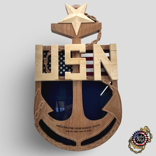 U.S. Navy Shadow Boxes – Sailor Made Custom Woodworks