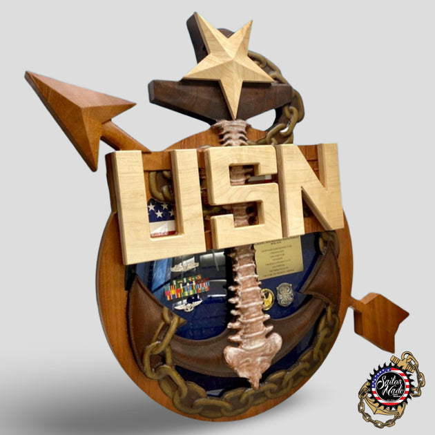 U.S. Navy Shadow Boxes – Sailor Made Custom Woodworks