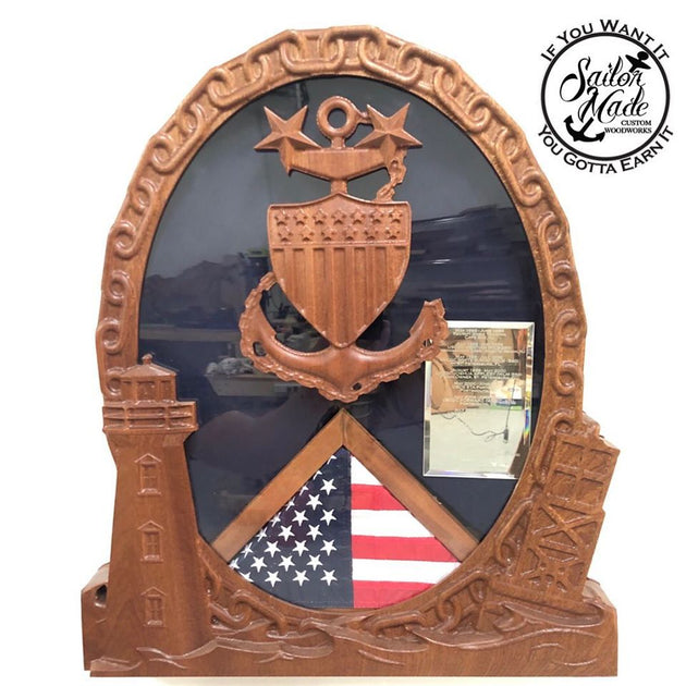 U.S. Coast Guard Shadow Boxes – Sailor Made Custom Woodworks