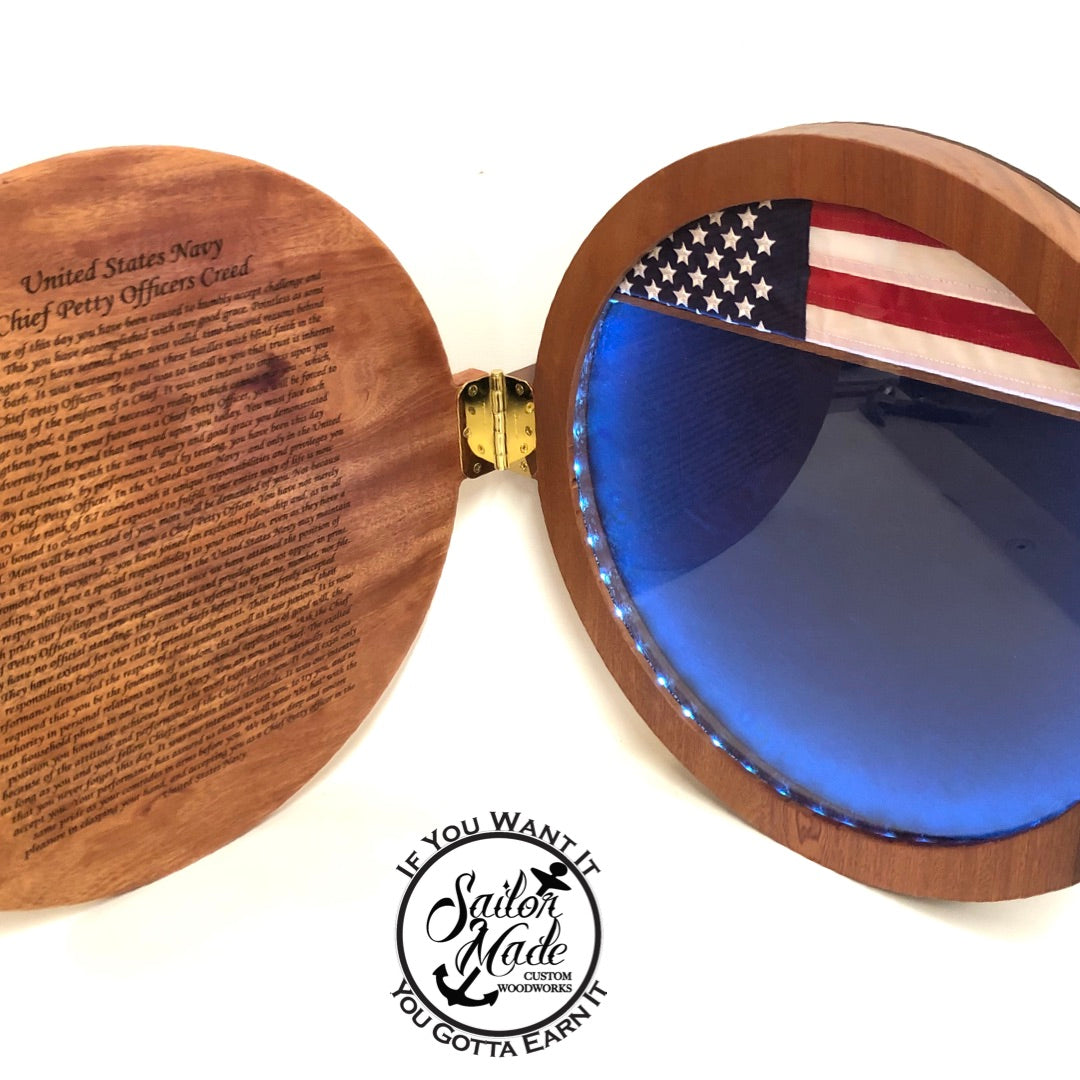 Navy Counselor Badge Shadow Box – Sailor Made Custom Woodworks