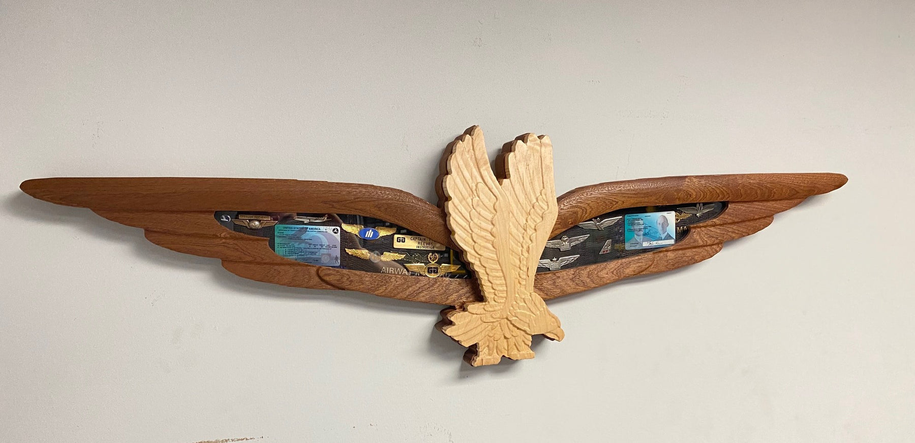 Airline Pilot Wings Shadow Box – Sailor Made Custom Woodworks