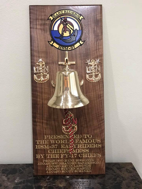 Bell Plaque – Sailor Made Custom Woodworks