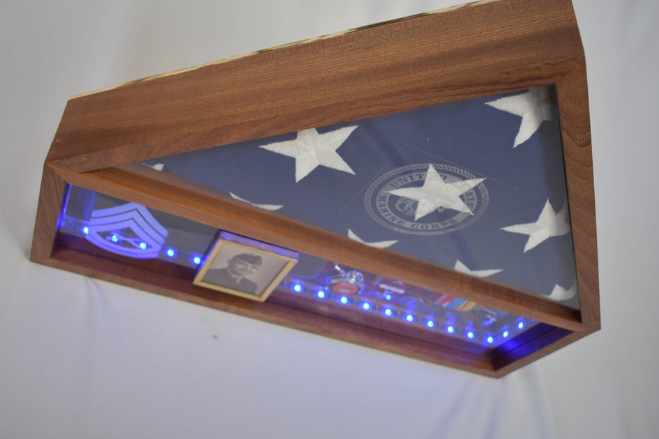 Flag Display Shadow Box – Sailor Made Custom Woodworks