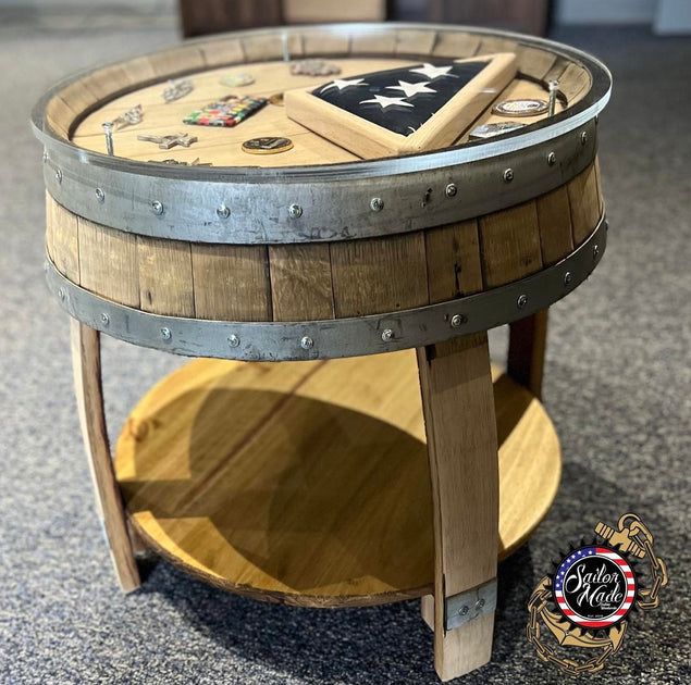 Wine Barrel Table – Sailor Made Custom Woodworks