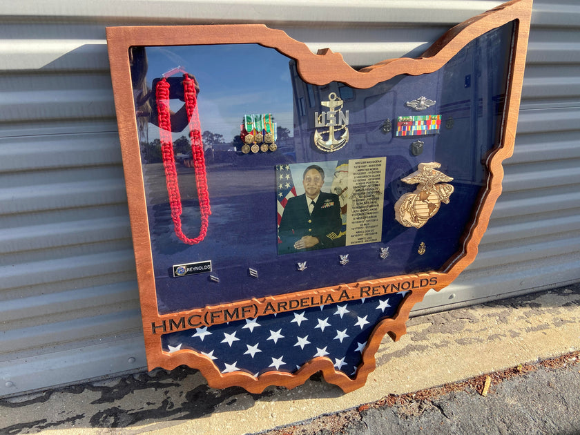 State Shadow Box – Sailor Made Custom Woodworks